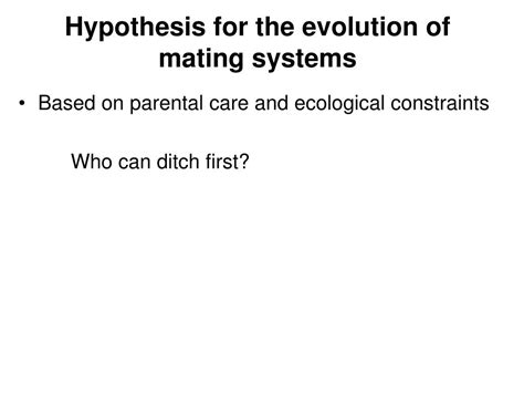 Ppt Bioe 109 Summer 2009 Lecture 10 Part I Mating Systems Powerpoint