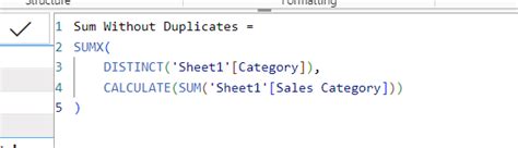 Solved Dax Function To Sum Wothout Duplicates Microsoft Fabric Community