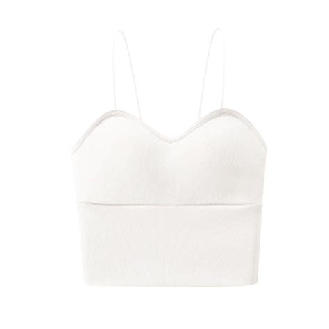 Fancifize Womens Camisole Built In Bra Wireless Support Cami Tank Top