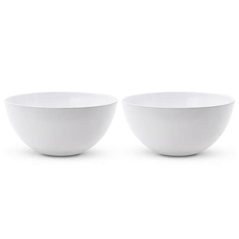 2x Lemon And Lime Round Melamine 30cm Saladfood Noodle Bowl Tableware