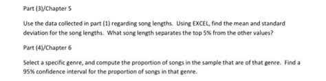 solved part 3 chapter 5 use the data collected in part 1