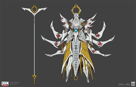 Artstation Doom Eternal Maykr Ideation Emerson Tung Concept Art