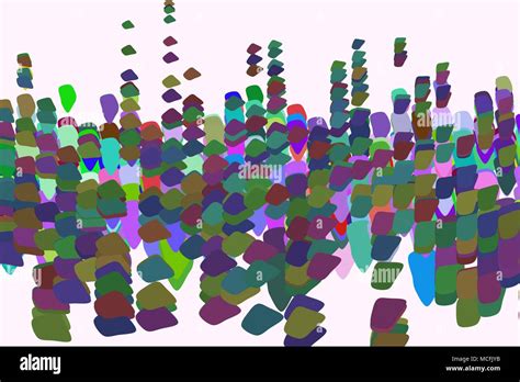 Shape Of Mixed Abstract Background Pattern Vector Illustration