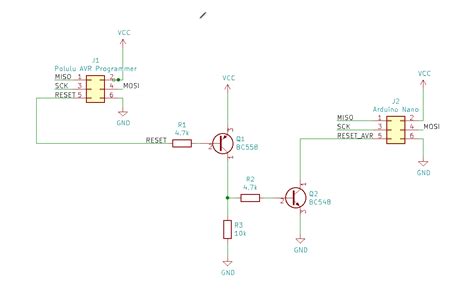 Avr Programmer Issue Pulling Down Reset Line On A Nano Other Pololu