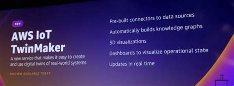 Amazon Debuts Iot Twinmaker And Fleetwise Venturebeat