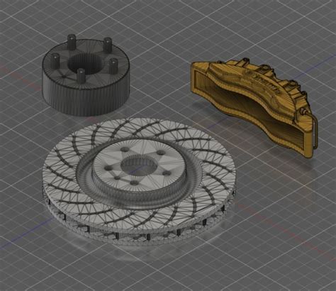 Brake Set 3d Model 3d Printable Cgtrader