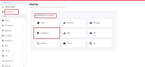How To Create And Upload A Database On CyberPanel WebSpaceKit
