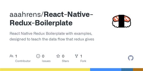 Github Aaahrensreact Native Redux Boilerplate React Native Redux Boilerplate With Examples