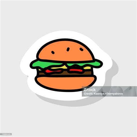 Gambar Terisolasi Untuk Lencana Stiker Atau Patch Ilustrasi Vektor