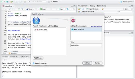 Rstudio Connect User Guide