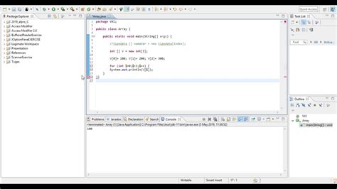 Array Di Java Algoritma Pemrograman Youtube