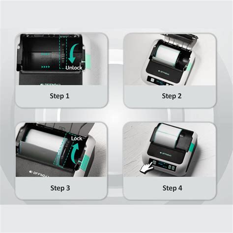 Offnova 3 Inch Bluetooth Label Maker With 200 Sheets Labels