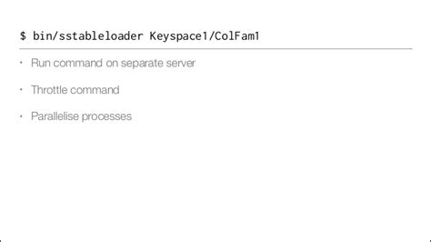 Bulk Loading Data Into Cassandra