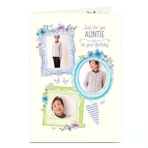 Buy Photo Birthday Card Auntie Flower Frames For Gbp 1 79 Card