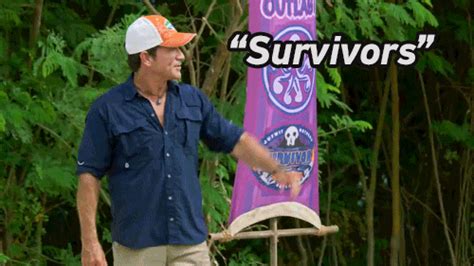 Excited Jeff Probst  By Cbs Find And Share On Giphy