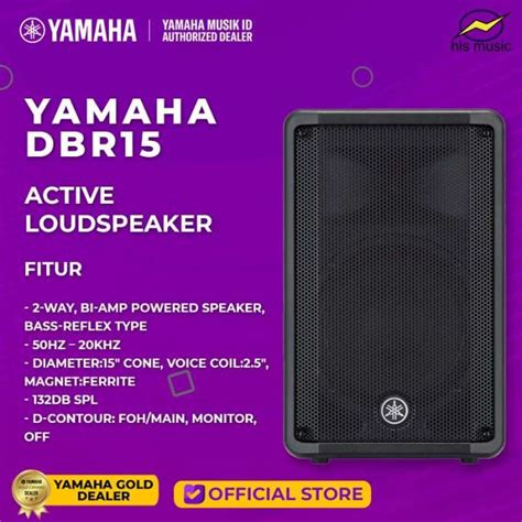 Promo Yamaha Dbr15 Dbr 15 Speaker Aktif Loudspeaker Garansi Resmi