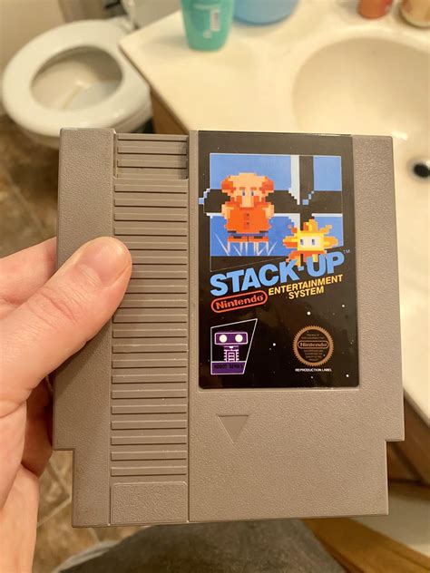 Added A Repro Label To My Copy Of Stack Up Today R Nes