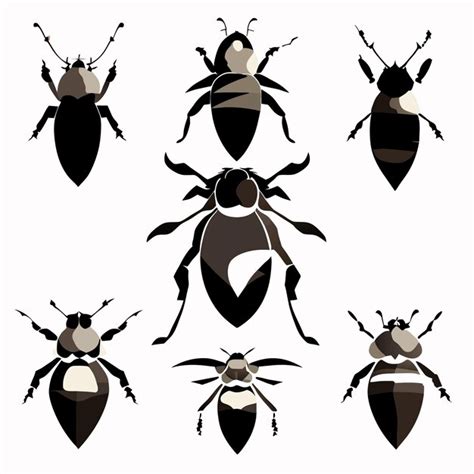 Premium Vector Digital Art Depicting Mesmerizing Insect Patterns