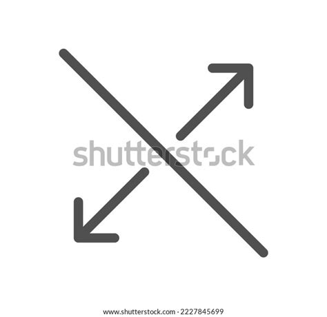 Arrow Icon Outline Linear Symbol Stock Illustration 2227845699 Shutterstock