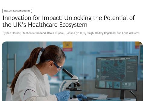 Bcg Report Innovation For Impact Unlocking The Potential Of The Uks