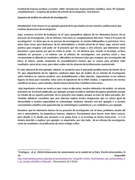 Clase Ipc Ejemplo Complementario Pdf Victimologia
