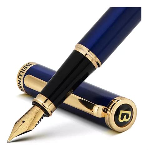 Pluma Estilográfica Azul Impresionante Pluma De Lujo Cuotas sin interés