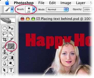 Placing Text Behind An Object Planet Photoshop