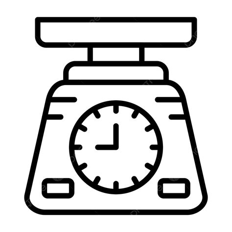 Scale Line Icon Vector Scale Icon Balance Court Png And Vector With