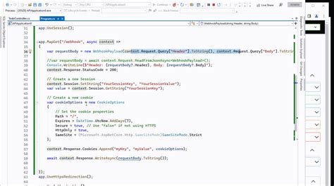 Unable To Create Session And Cookies In Net Core Microsoft Qanda