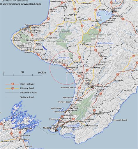 Where Is Wanganui Map New Zealand Maps