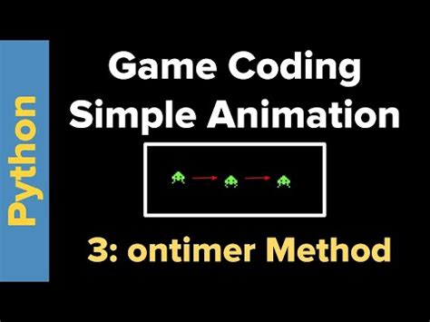 Basic Animation In Python Part Ontimer Method YouTube