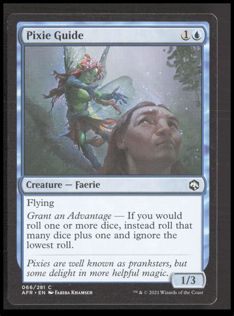 Mtg Pixie Guide 66 Common Adventures In The Forgotten Realms Card Cb 1