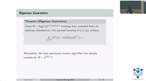 Qip2023 Improved Machine Learning Algorithm For Predicting Ground State Properties Laura