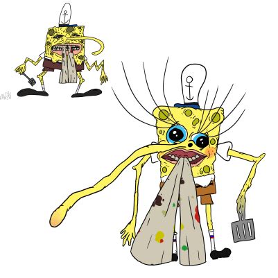 How To Draw Spongebobs Arms