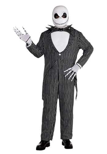 Jack Skellington Classic Plus Size Mens Costume Disney Costumes