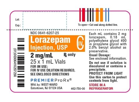 Lorazepam Iv