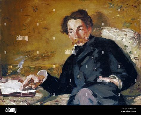 STPHANE MALLARM N 1842 1898 French Poet Oil On Canvas 1876 By