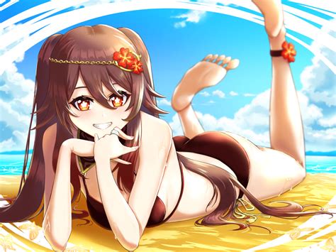 Hu Tao Genshin Impact Image By Kyectfeb Q Zerochan Anime Image Board