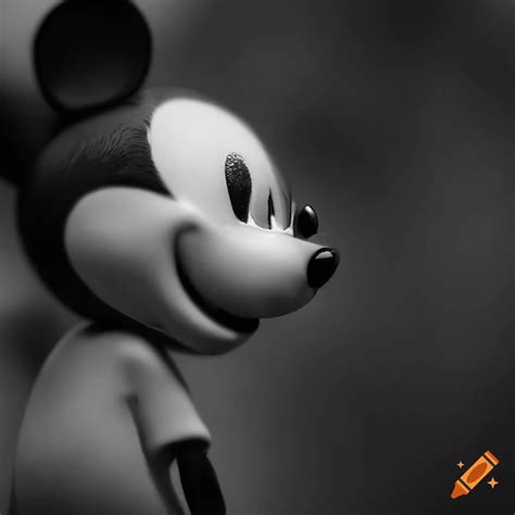 Side View Of Mickey Mouse Character On Craiyon