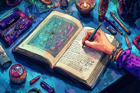 Book Of Shadows Modern Practitioner Wicca Religion Spiritual Symbol