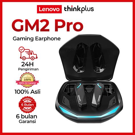 Jual Lenovo Thinkplus Gm Pro Tws Gaming Earphone Noise Cancelling Hd Memanggil Daya Tahan