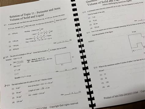 Psle P5 P6 Mathematics Maths Primary 5 6 By Topics New Way To Learn