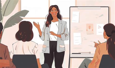 Businesswoman Leading A Teambuilding Activity Premium Ai Generated Image