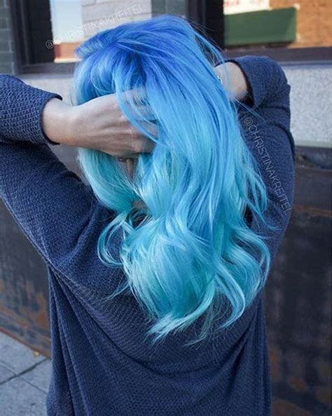 Dark Pastel Blue Hair