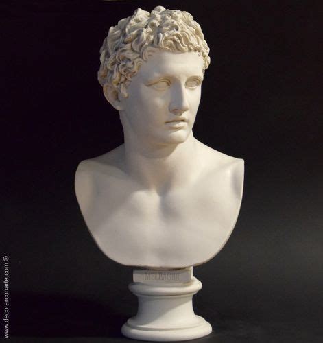 Busto griego de Meleagro 65 cm Esculturas para decoración Escultura