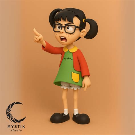 🐉 La Chilindrina Chavo Del 8 Animated 3d Figure・ Stl File For 3d
