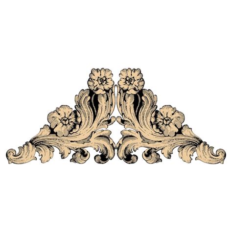 Premium Vector Vector Baroque Of Vintage Elements For Design