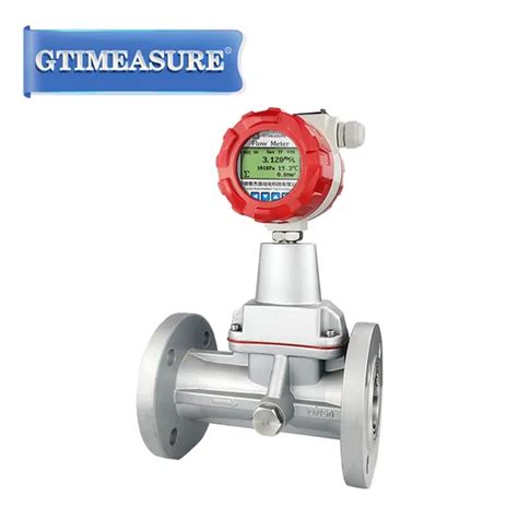 High Accuracy Precession Vortex Gas Flow Meter RS485 4 20mA LPG Gas