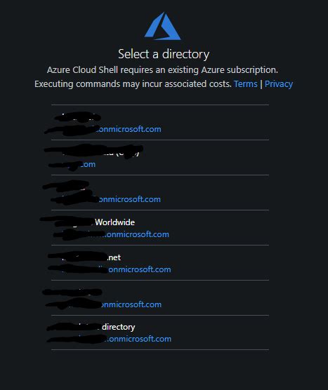 Cannot Open Bash In Cloud Shell Issue Microsoft Vscode Azure Account GitHub