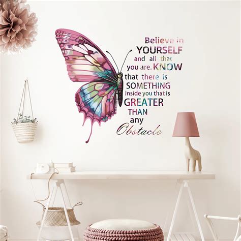 Casadecor Colorful Inspirational Quote Wall Decal